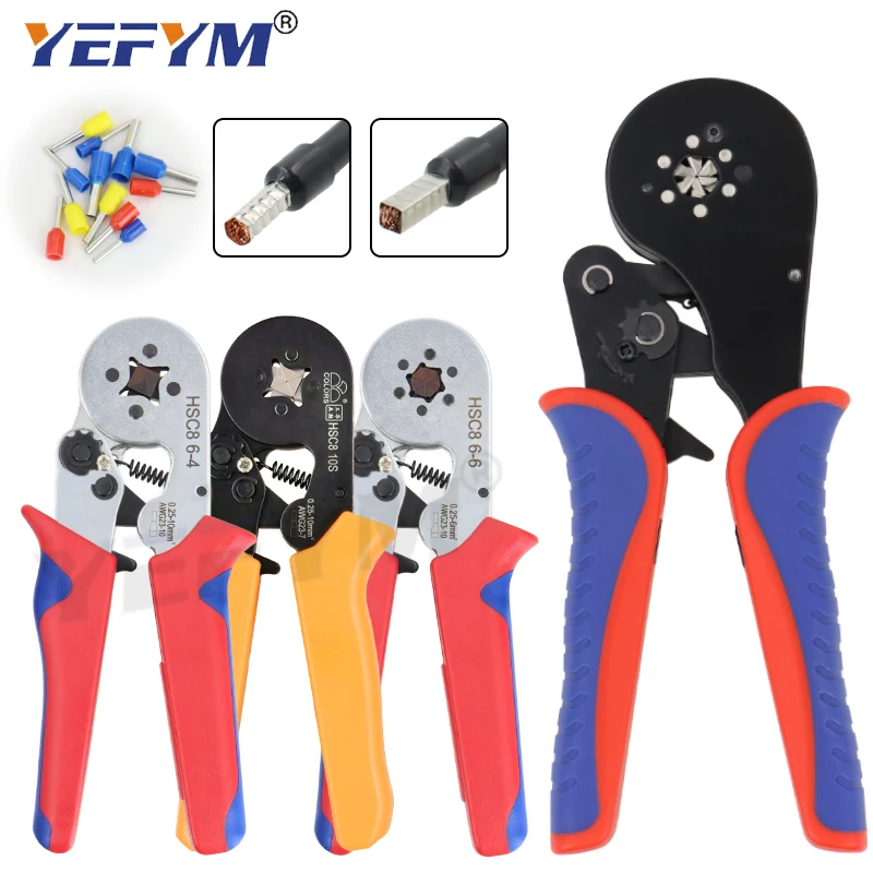 Ferrule Crimping Tool Kit Sopoby Ferrule Crimper Plier 0.08 16mm2 ...