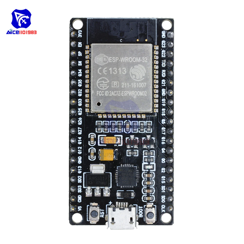 ESP32-Wroom-ESP-WROOM-32-WIFI-Bluetooth-Development-Board-Dual-Core-CPU ...