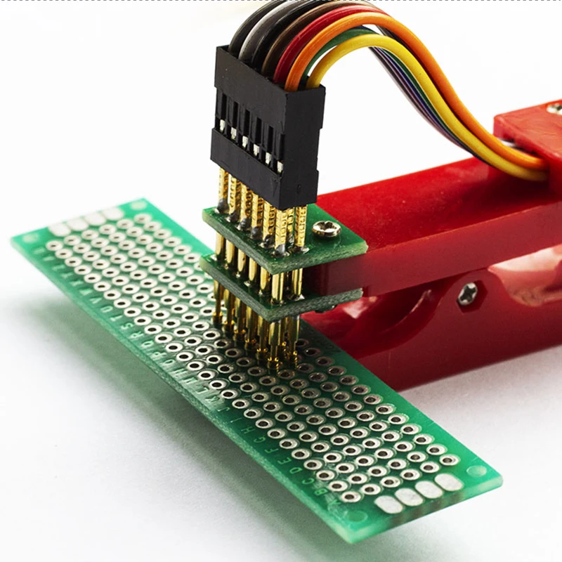 2-54mm-Double-row-Probe-Pogo-Pin-Test-Fixture-PCB-Burning-Clip-Wire ...