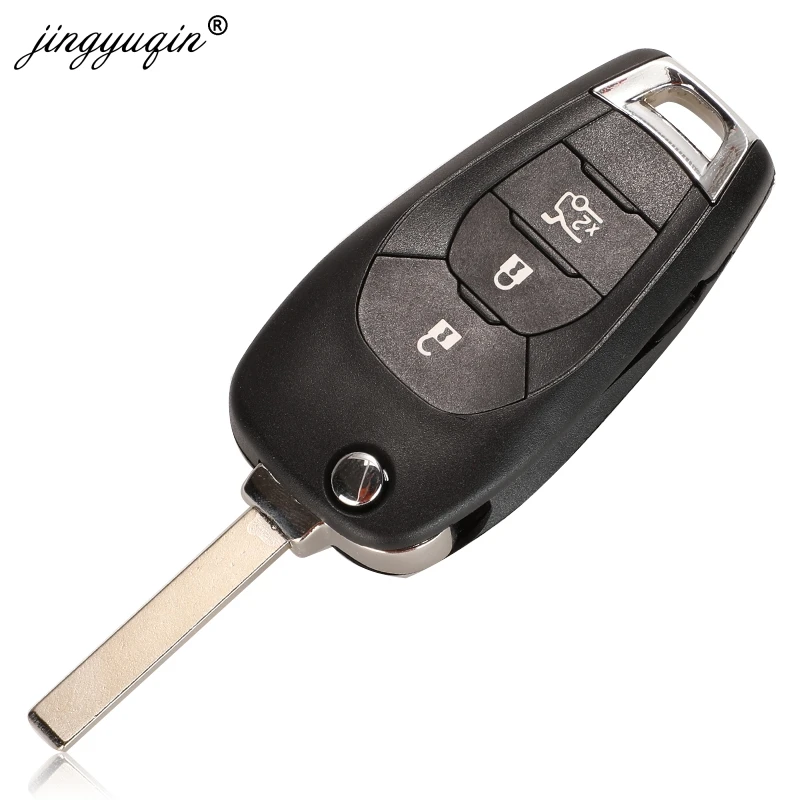 jingyuqing New Folding Modified 3 Button Remote Key Shell Fob For ...