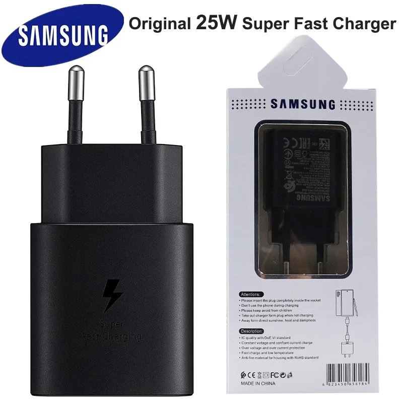 Original Samsung S21 S20 5G 25w Charger Surper Fast Charge Usb Type C ...