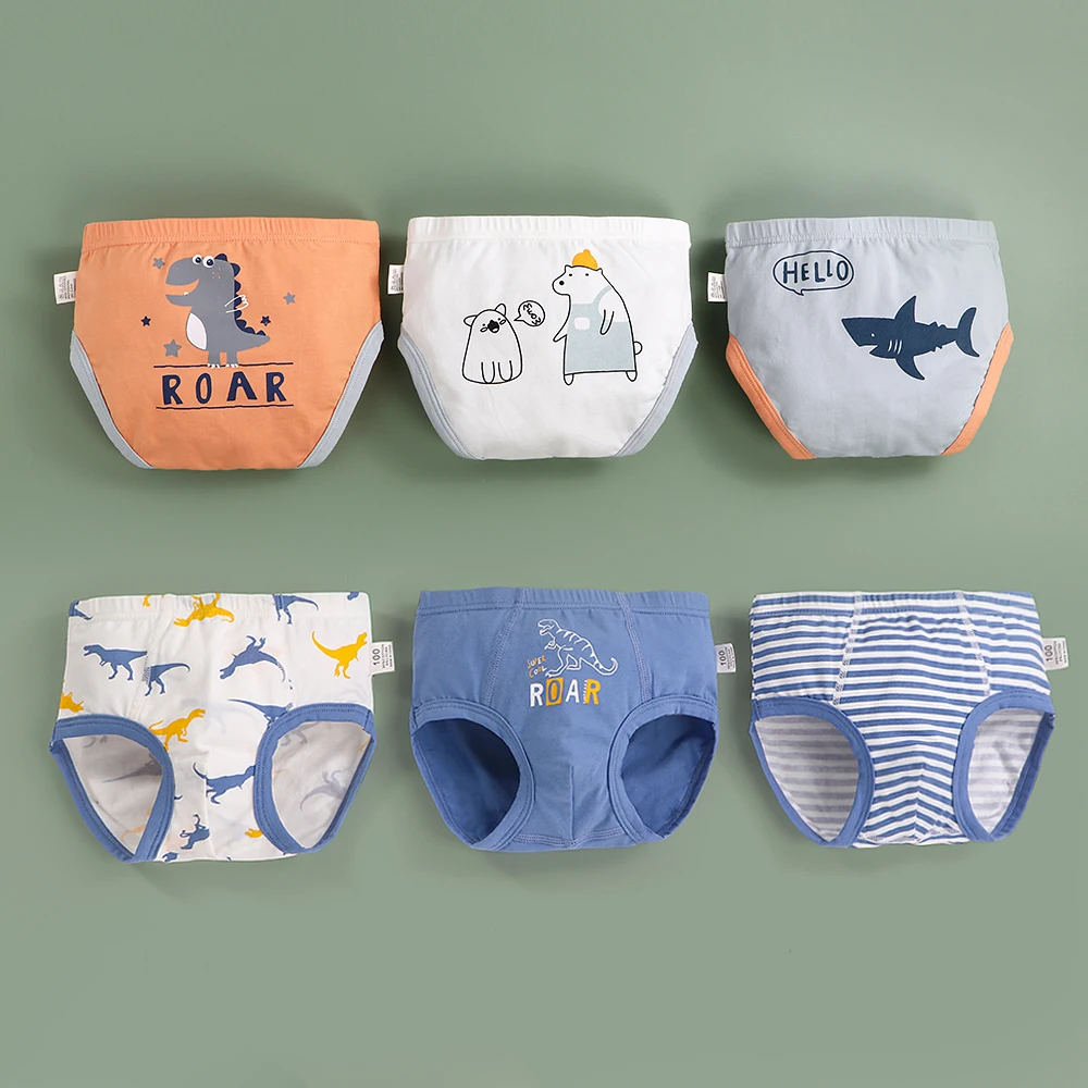 Children's Underwear Boy Cotton | Children's Cotton Panties Boy - Size ...