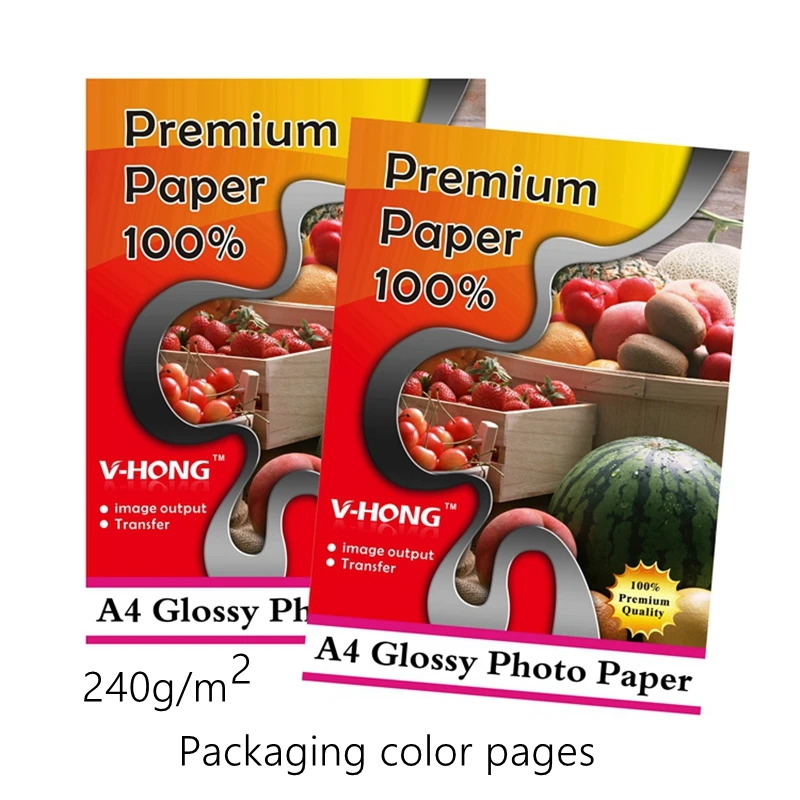 240 grams thickness 8.26x11.7Double deck Highlight Art paper waterproof ...