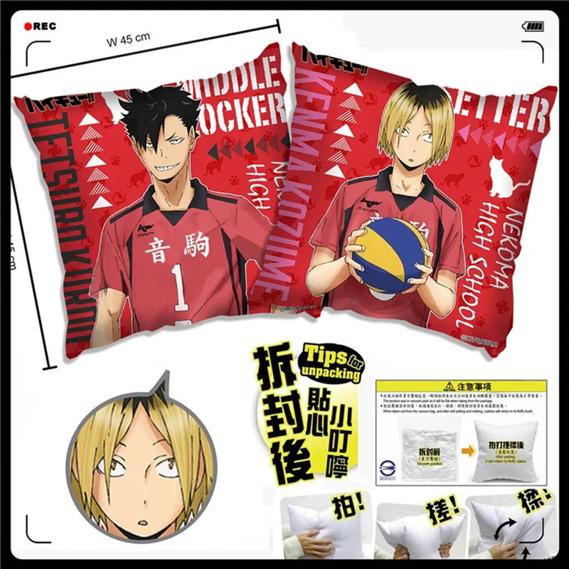 Haikyuu!! Stuffed Soft Pillow Sofa Cushion Anime Haikyuu Hinata Shoyo ...