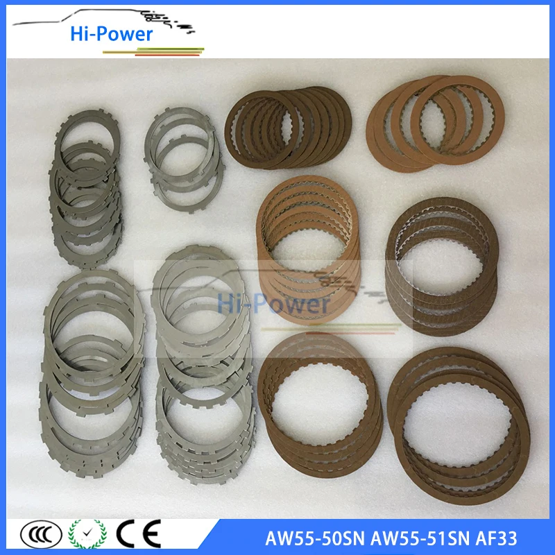 Aw55-50sn Aw55-51sn Af33 Automatic Transmission Friction Plate Kit ...