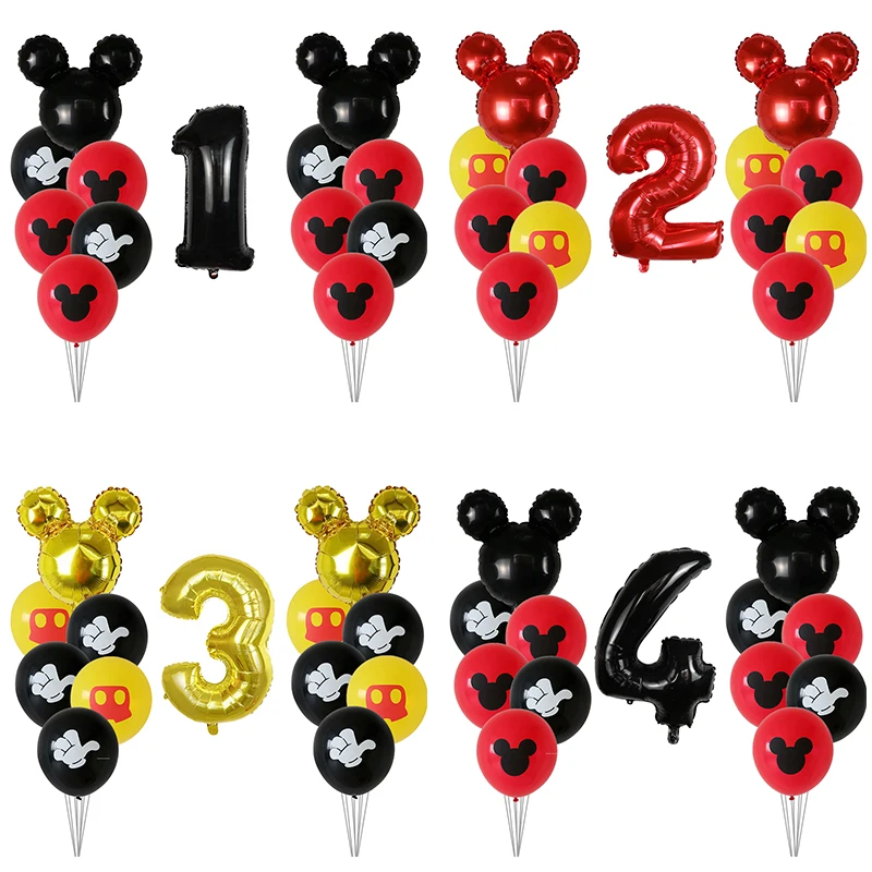 13pcs-Mickey-Mouse-birthday-Minnie-Mickey-Balloons-Kids-Birthday-Party ...