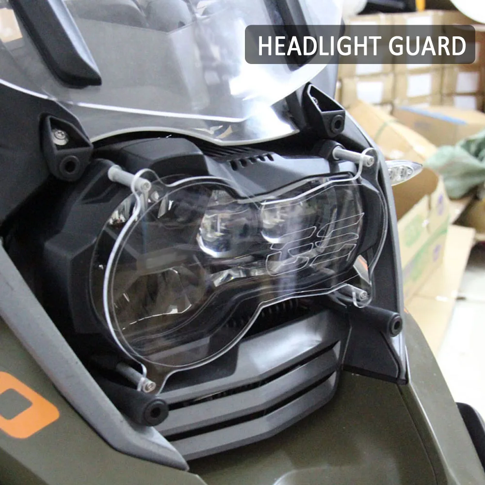 Acrylic Headlight Protector Guard Lense Cover Motorcycle Accessories ...