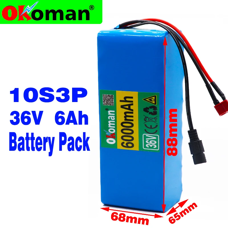 18650 lithium battery 36 V 6ah 500 W electric bicycle with PVC box for ...