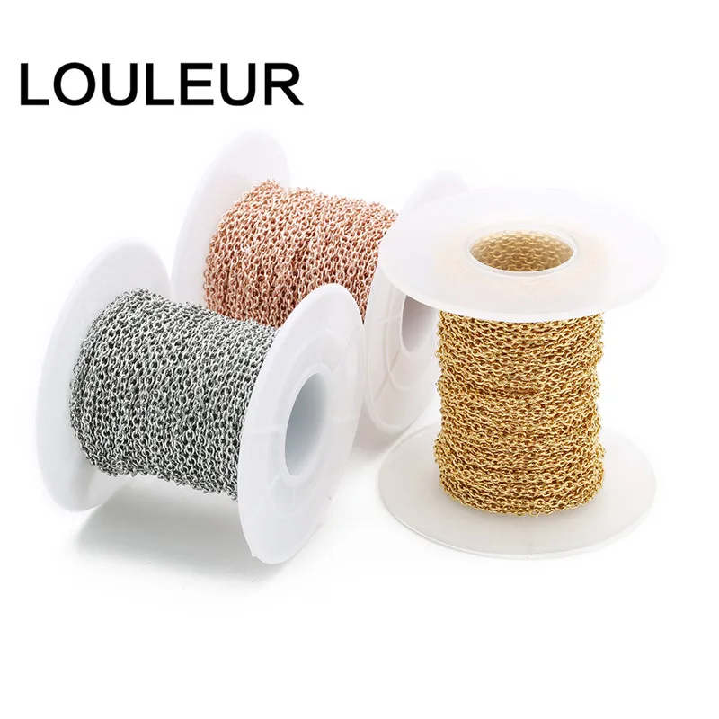 Bijoux-en-acier-inoxydable-10-yards-rouleau-1-1-5-2-2-5-3mm-composants ...