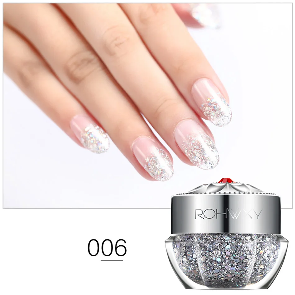 10 мл Гибридный Блестящий Гель-лак для ногтей Блестящий УФ-лак для ...