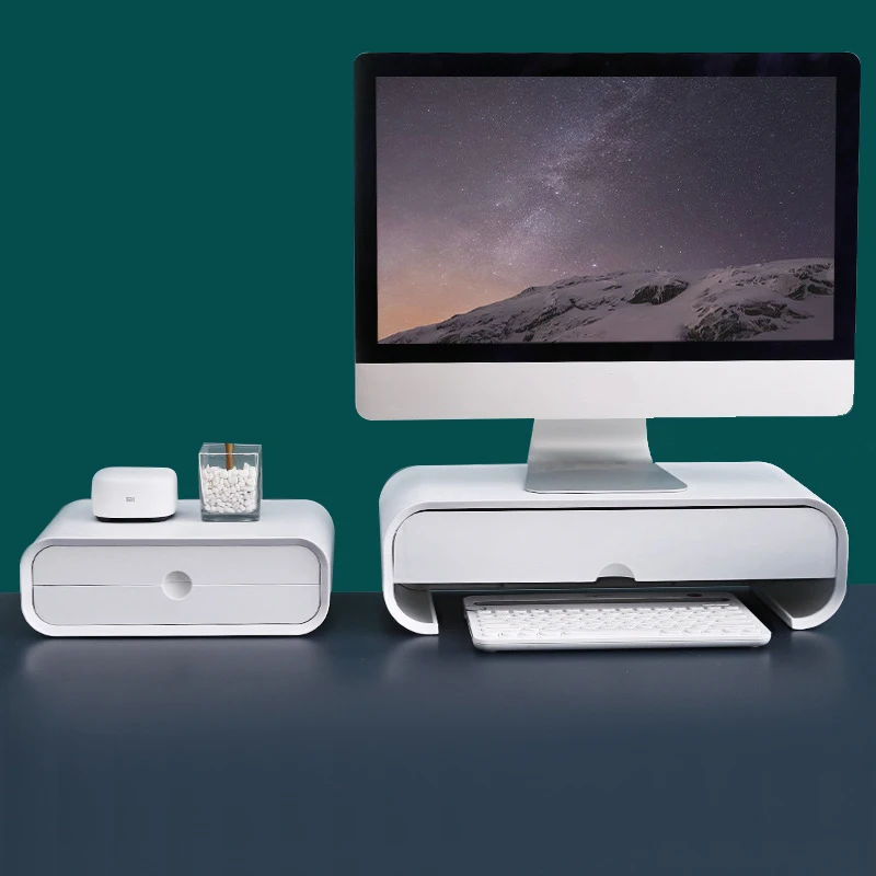 Computer Monitor Stand Storage | Computer Monitor Shelf Desk | Desktop ...