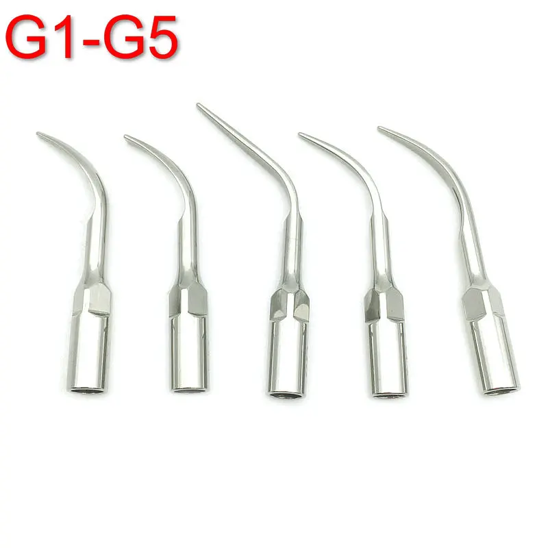 Dental Perio Scaling Scaler Tips Kit Ultrasonic Scaler Tips G1 G2 G3 G4 ...