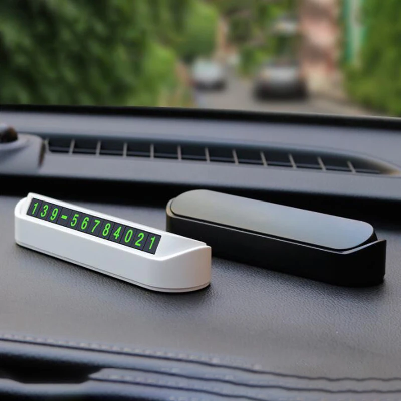 Auto-Temporary-Parking-Card-Car-Phone-Number-Card-Plate-Telephone ...