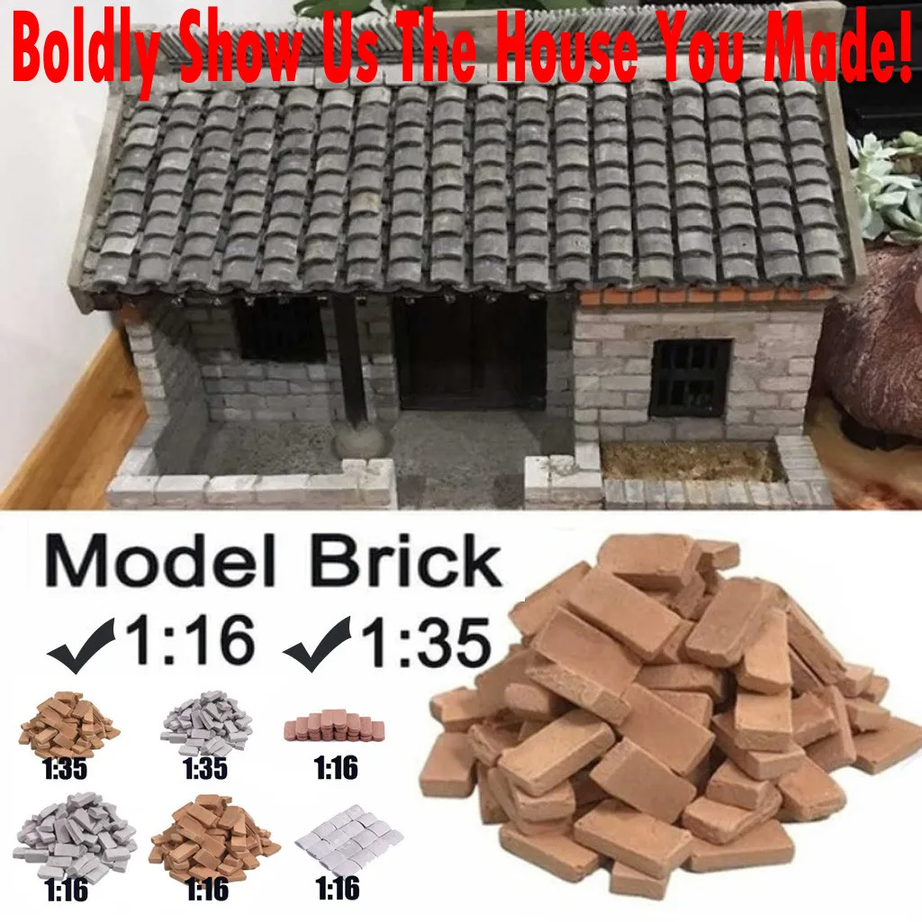 Kids-Building-Miniature-Sand-Table-Mini-Simulation-Brick-Scenery ...