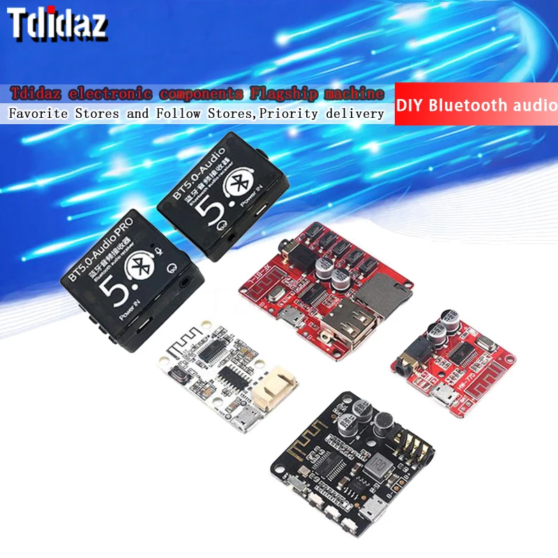 DIY-Bluetooth-Audio-Receiver-board-Bluetooth-4-0-4-1-4-2-5-0-MP3 ...