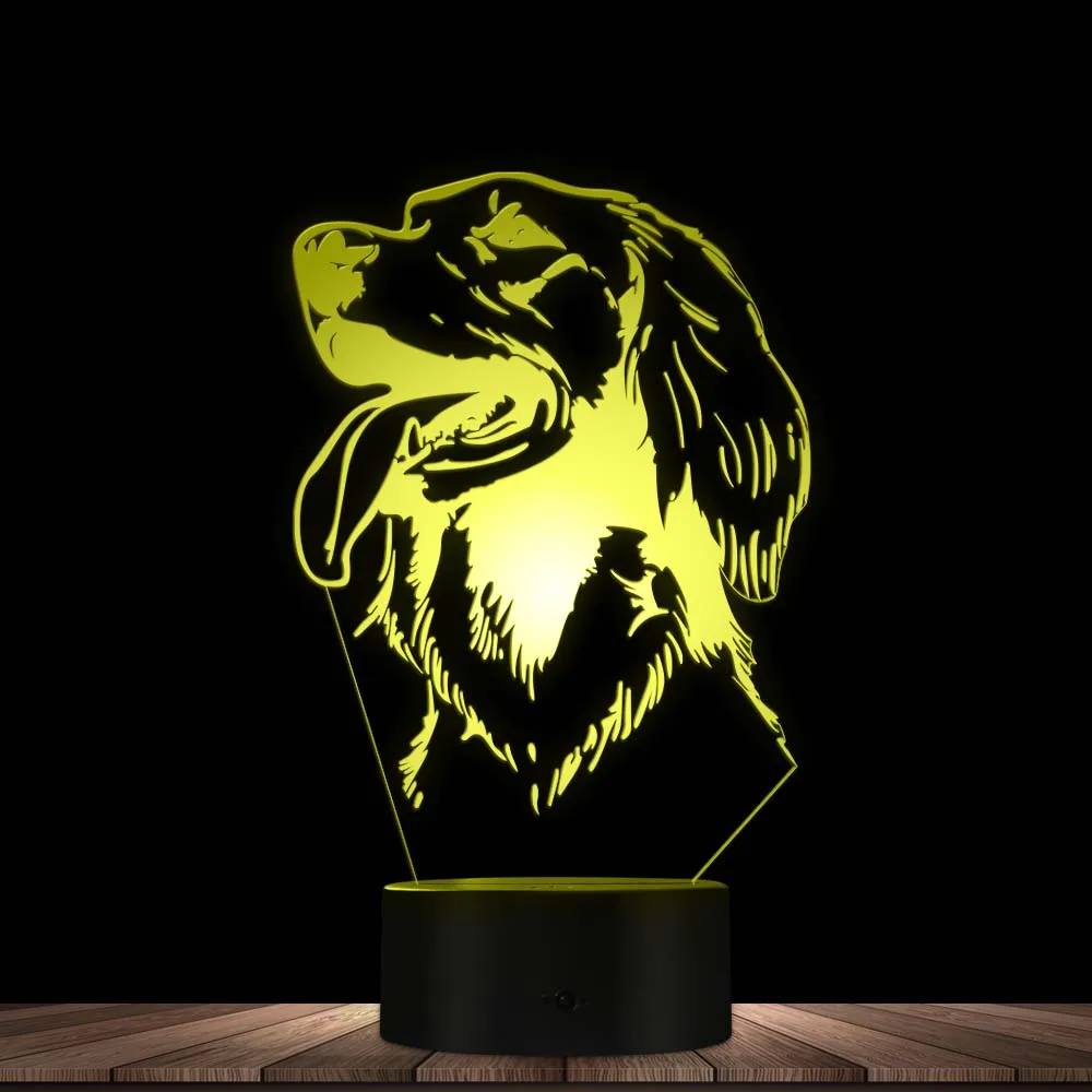 Irish-Setter-Dog-Breed-Animal-Shape-Glowing-LED-Night-Light-Modern ...