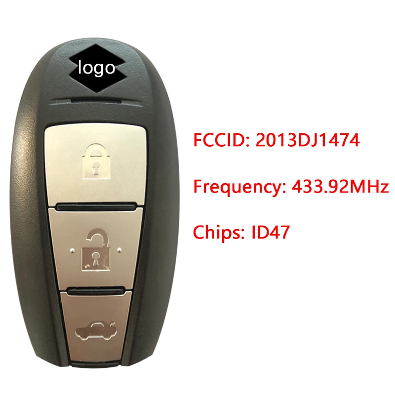 Cn048018 para suzuki swift grand vitara 2011 2016 r79m0 smart remoto ...