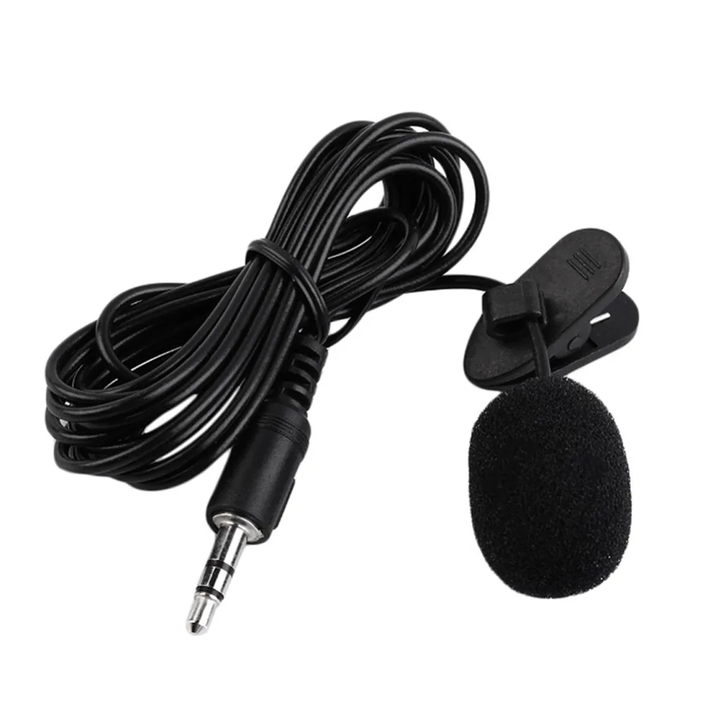 3.5mm Mini Studio Speech Mic Microphone w/ Clip for PC Desktop Notebook ...