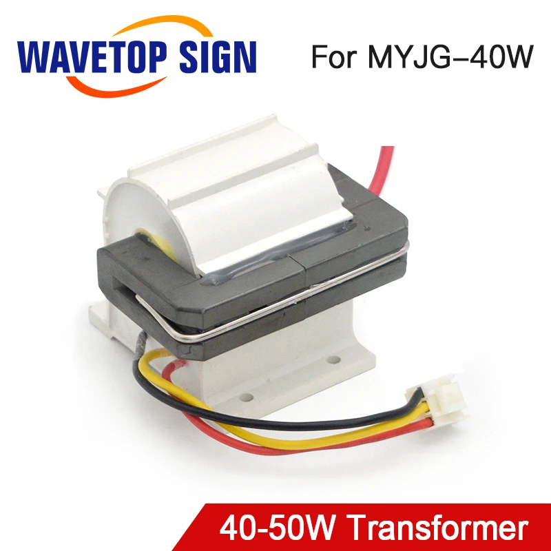 WaveTopSign 고전압 변압기, 레이저 전원 공급 장치 MYJG 40w, 40W 50W|변압기| - AliExpress