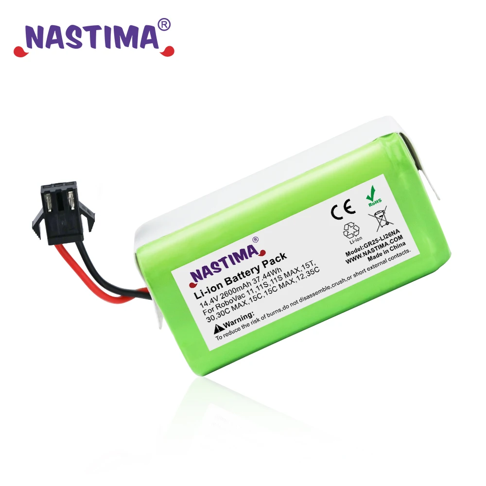 Nastima 14.4V 2600mAh Li-ion Battery for Conga Excellence 990 1090 1790 ...