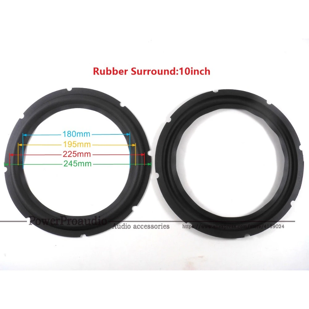 10-pcs-lot-Brand-New-10-inch-10-Repair-Subwoofer-Bass-Speaker-Rubber ...
