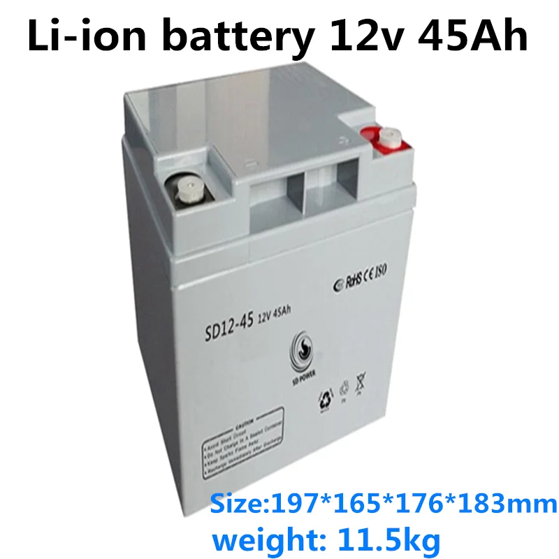 GTK Waterproof Case long cycles Storage Batteries 12V 45Ah Lifepo4 ...