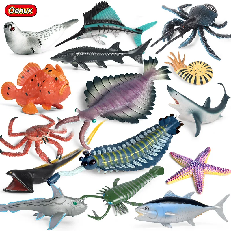 Oenux-Ocean-Marine-Crab-Ray-Starfish-Jellyfish-Model-Simulation-Whale ...