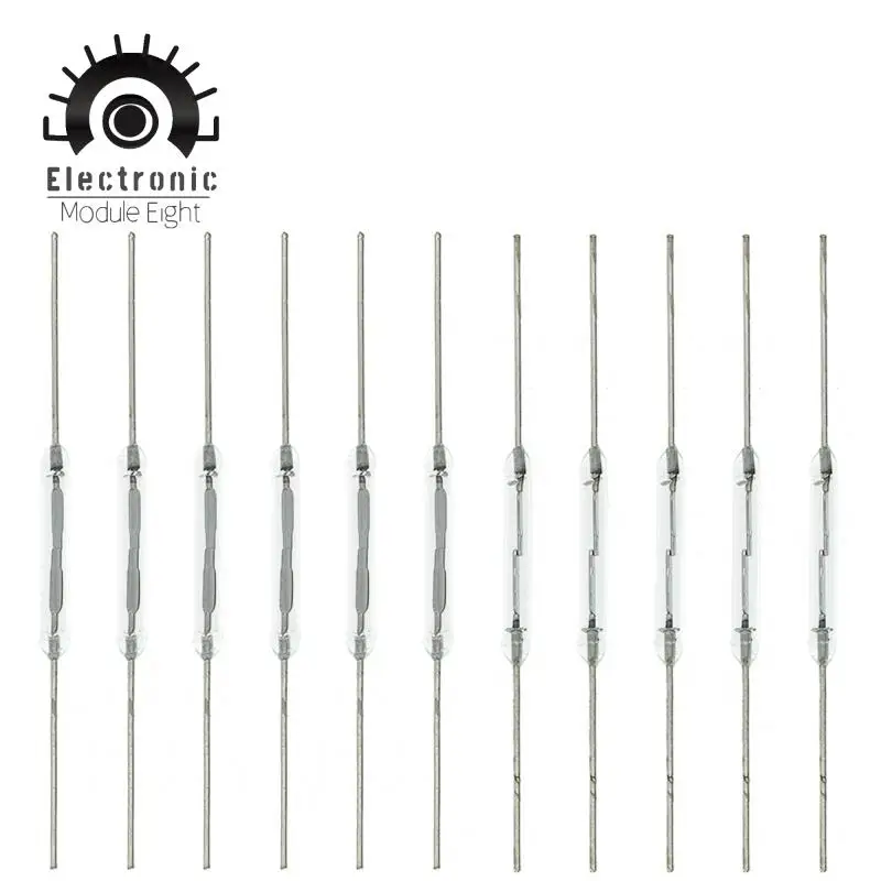 10pcs-N-O-Reed-switch-Magnetic-Switch-2-14mm-Normally-Open-Magnetic ...