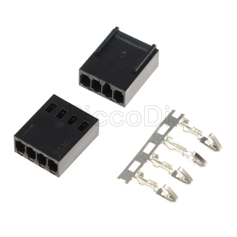 10/20/50set High Quality 4 Pin 4pin Pwm Fan Male Connector With Female ...