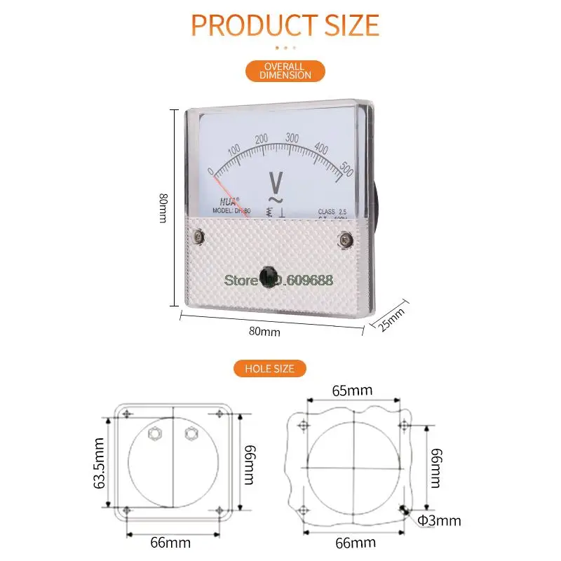 Analog Voltmeter Diagram