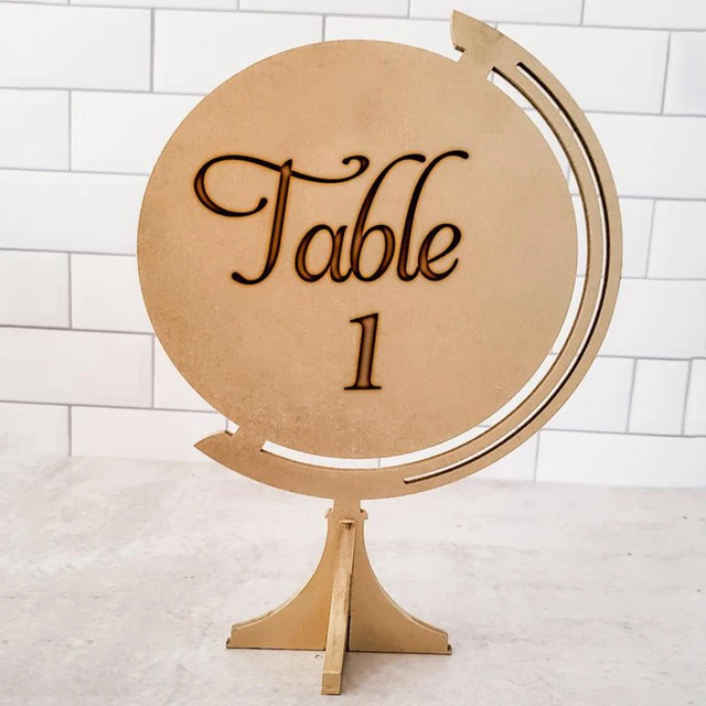 Fancy Table Numbers