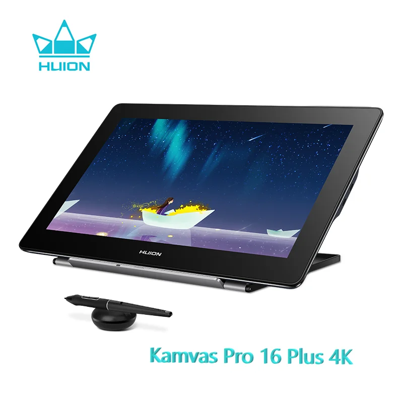 Huion Kamvas Pro16 Plus 4k Uhd Graphics Tablet Monitor Full Laminated ...