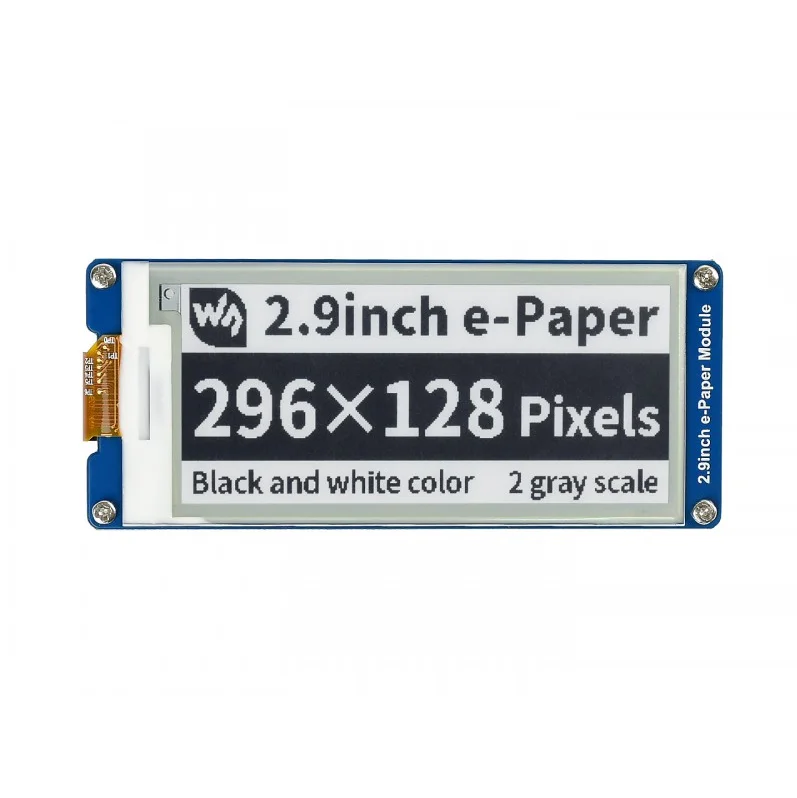Waveshare 2.9inch E Ink display module black/white two colors e paper ...