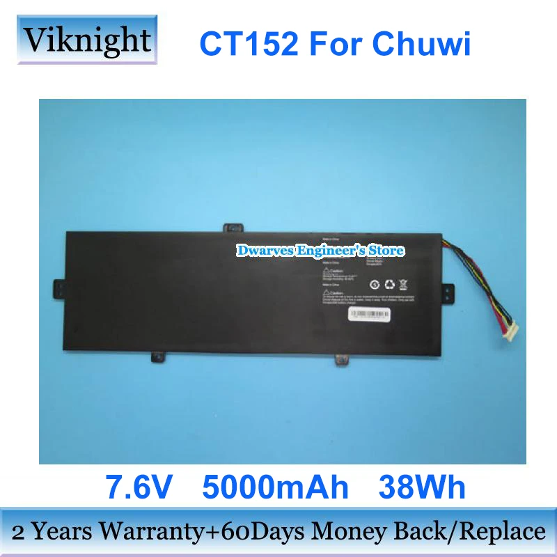 7.6v 5000mAh 38Wh Rechargeable Battery CT152 CT152-5205 Chuwi U3285131P ...