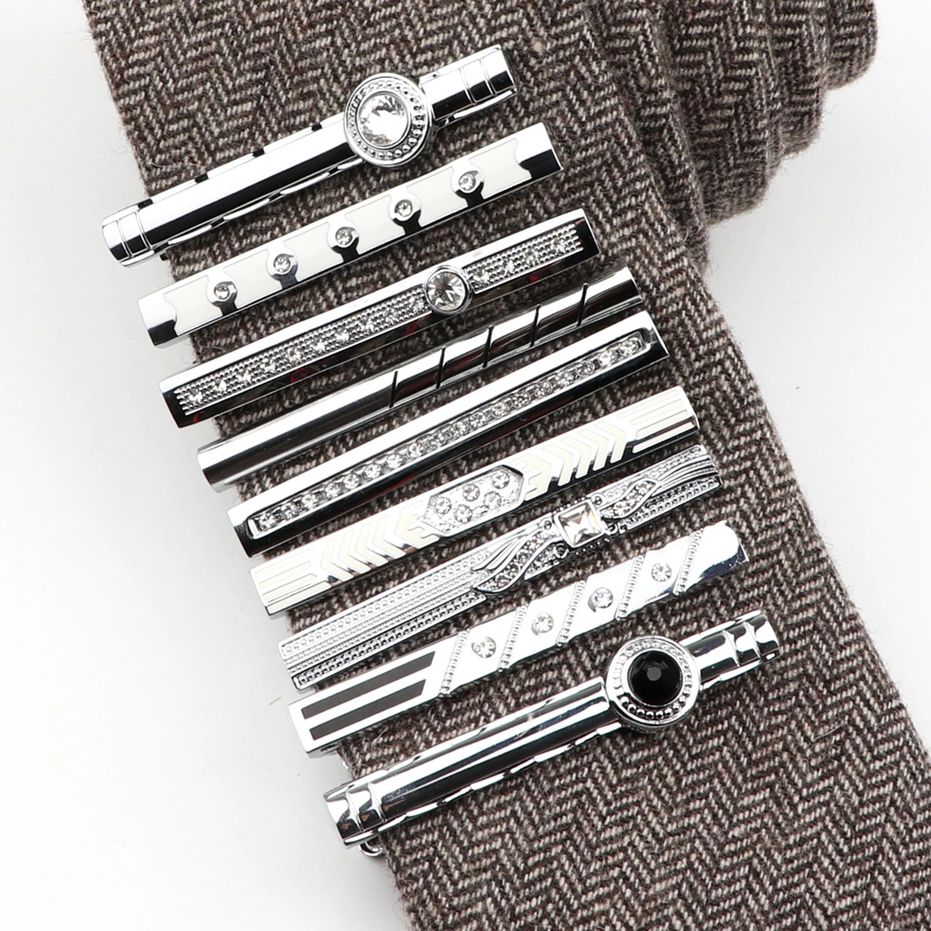 2020 Brand New Fashion Tie Clip High Quality Jewelry Simple Enamel Mens ...