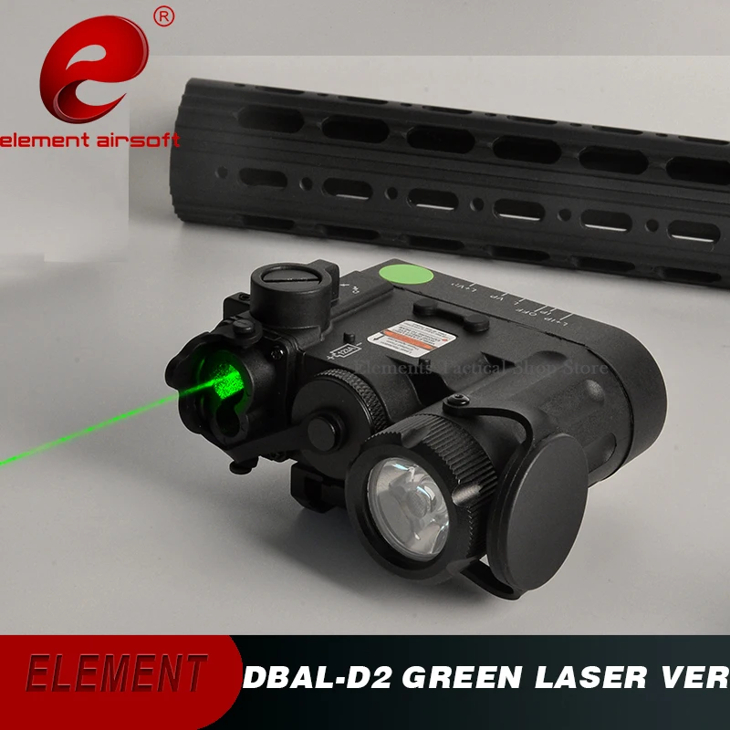 Element-Airsoft-Tactical-Flashlight-AN-PEQ-15-Red-IR-Dot-Green-Laser ...