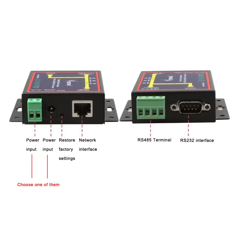 US$ 14.97 ~ US$ 16.63 - DIEWU RJ45 to RS232 RS485 RS422 Industrial Male Converter TCP/UDP Serial ...
