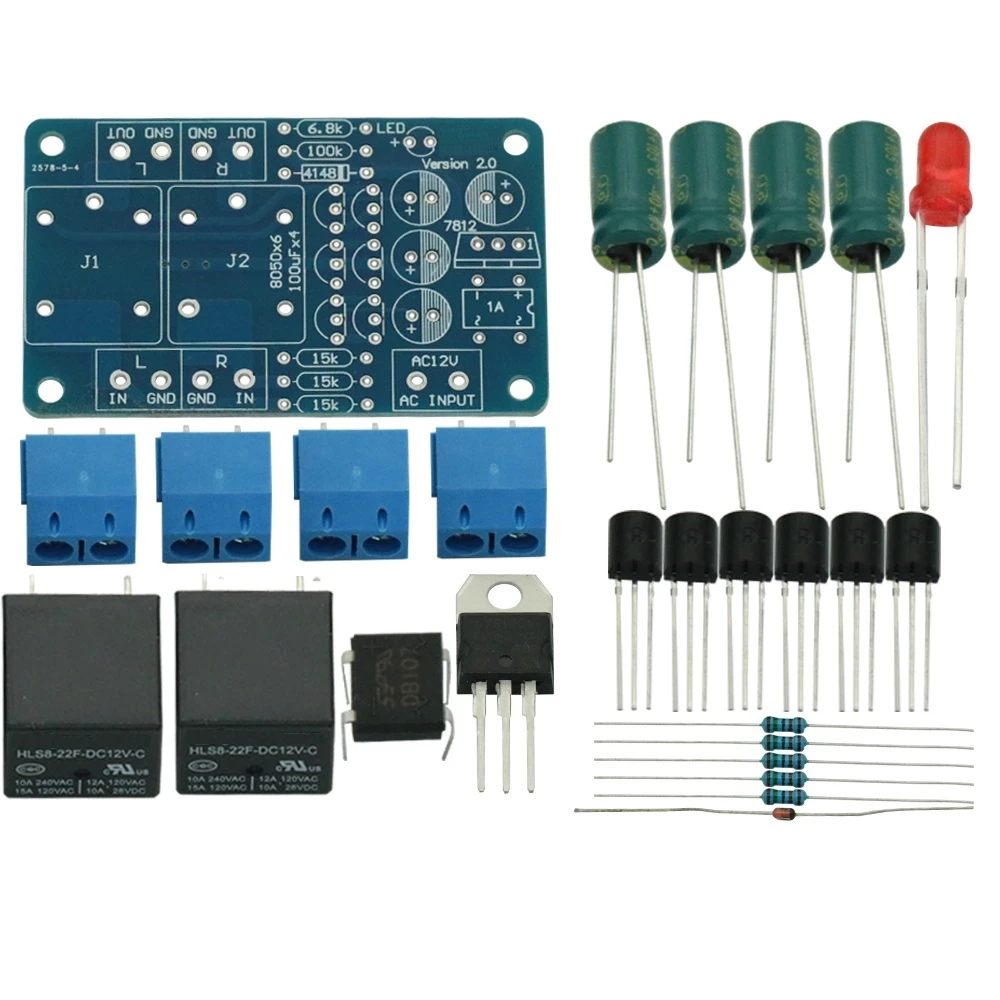 Speaker Protection Board Component Audio Amplifier DIY Boot Delay DC ...
