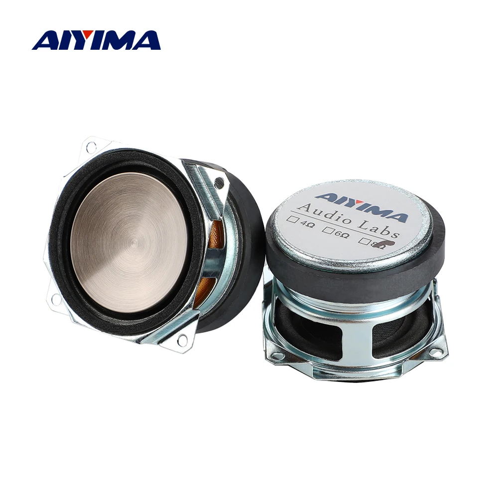 Aiyima 2 pçs Polegada de áudio gama completa à prova d8 água alto ...