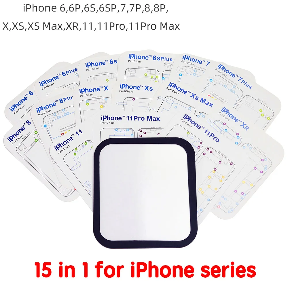 15-in-1-Guide-Magnetic-Screw-Keeper-Memory-Chart-Mat-Repair-For-iPhone ...