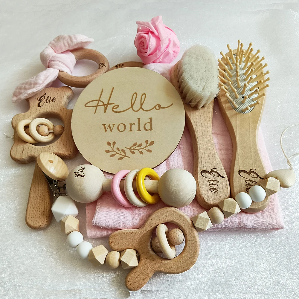 8 Pieces Of Personalized Name Newborn Bath Toy Gift Set 0 12 Months Old ...