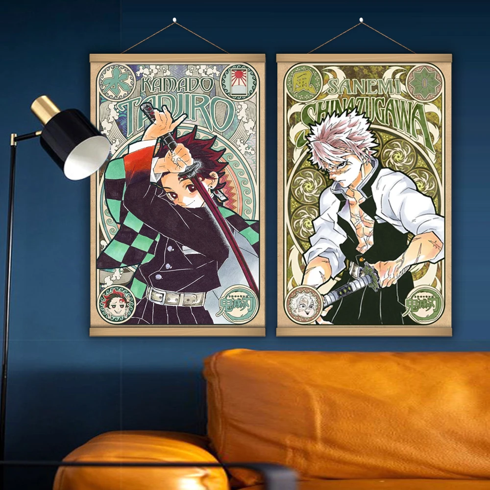 Anime-Manga-Kamado-Tanjirou-Japan-Nezuko-Wall-Poster-Canvas-Painting ...