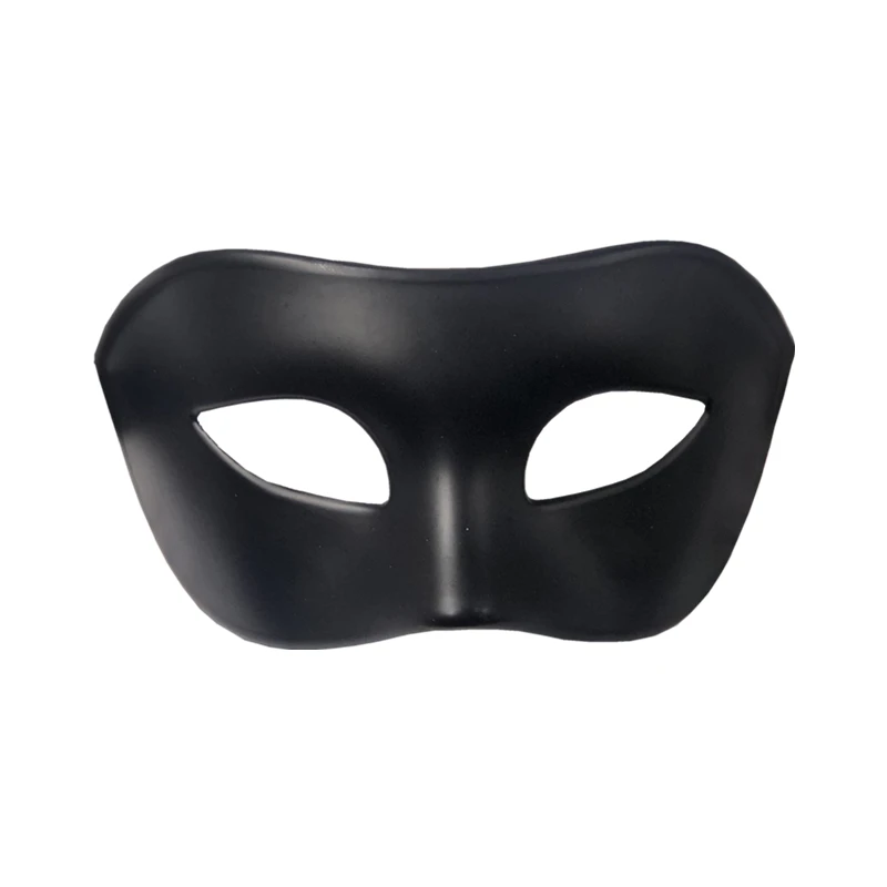 Plain Black Masquerade Masks