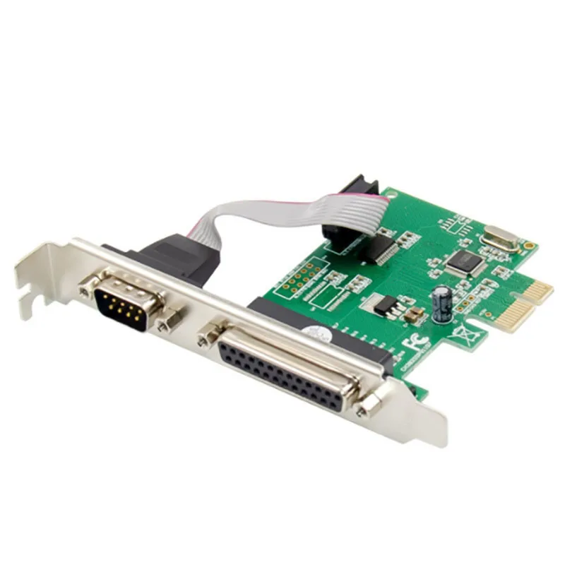 PCI E CH382L 1S1P Serial Parallel Combination Control Card RS 232 LPT ...