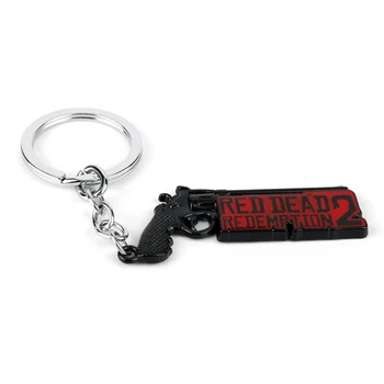 Red Dead Redemption 2 llavero para hombres, juego de Cosplay, pistola ...