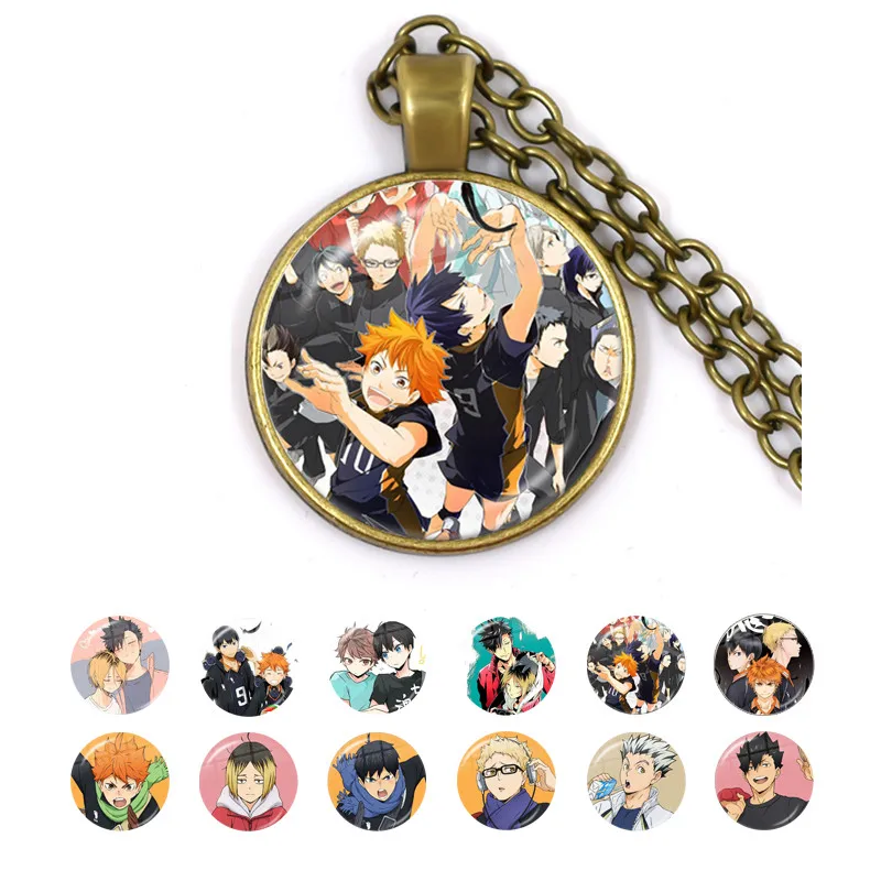 Anime-Manga-Haikyuu-Necklace-Hinata-Shoyo-Kageyama-Tobio-Anime-Figure ...
