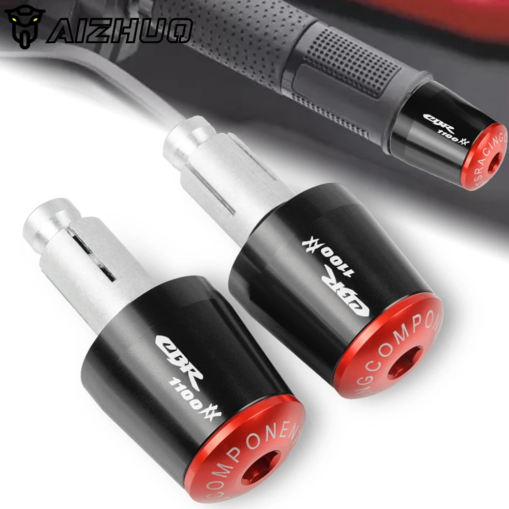 Motorcycle-Handlebar-End-Grips-Hand-Cap-Hand-Bar-End-7-8-22mm-For-HONDA ...