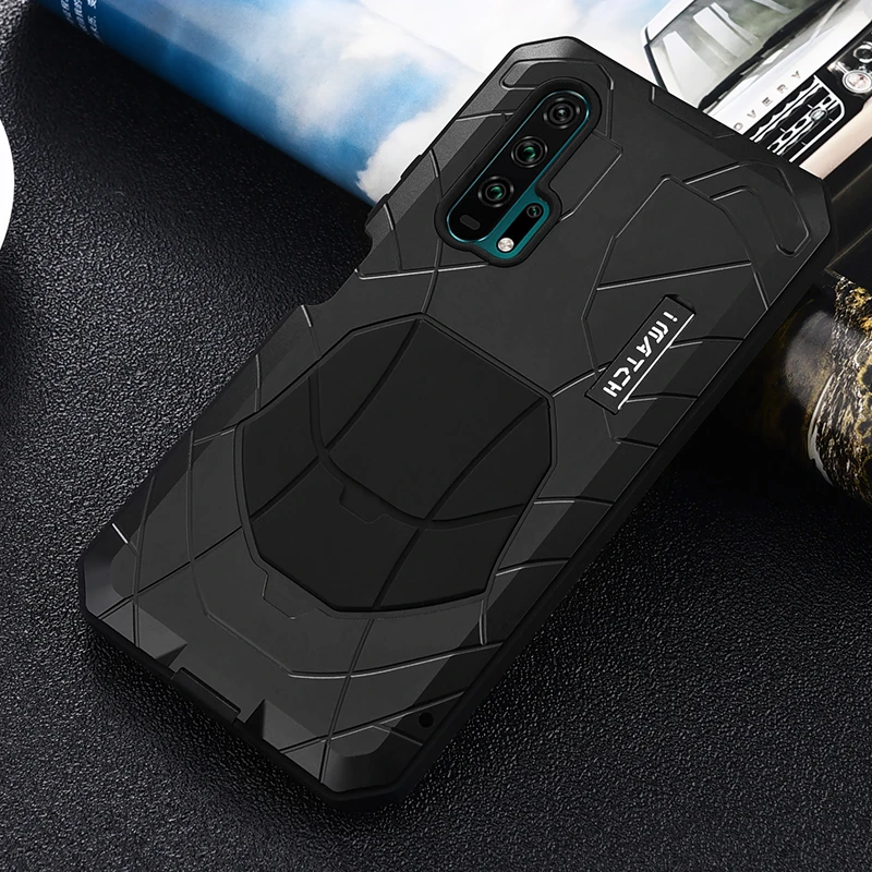 Imatch Aluminum Metal Silicone Shockproof Case For Huawei Honor 20 Pro ...