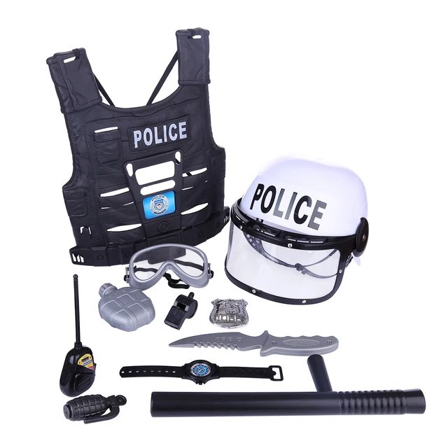 New Popular 11Pcs Children Pretend Play Toys Simulation Policeman Role ...