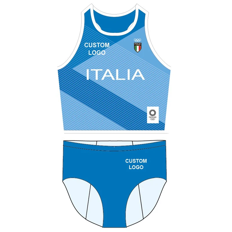 2021 ITALIA JAPAN AUSTRALIA National Team Women Fast Running Suit Speed ...